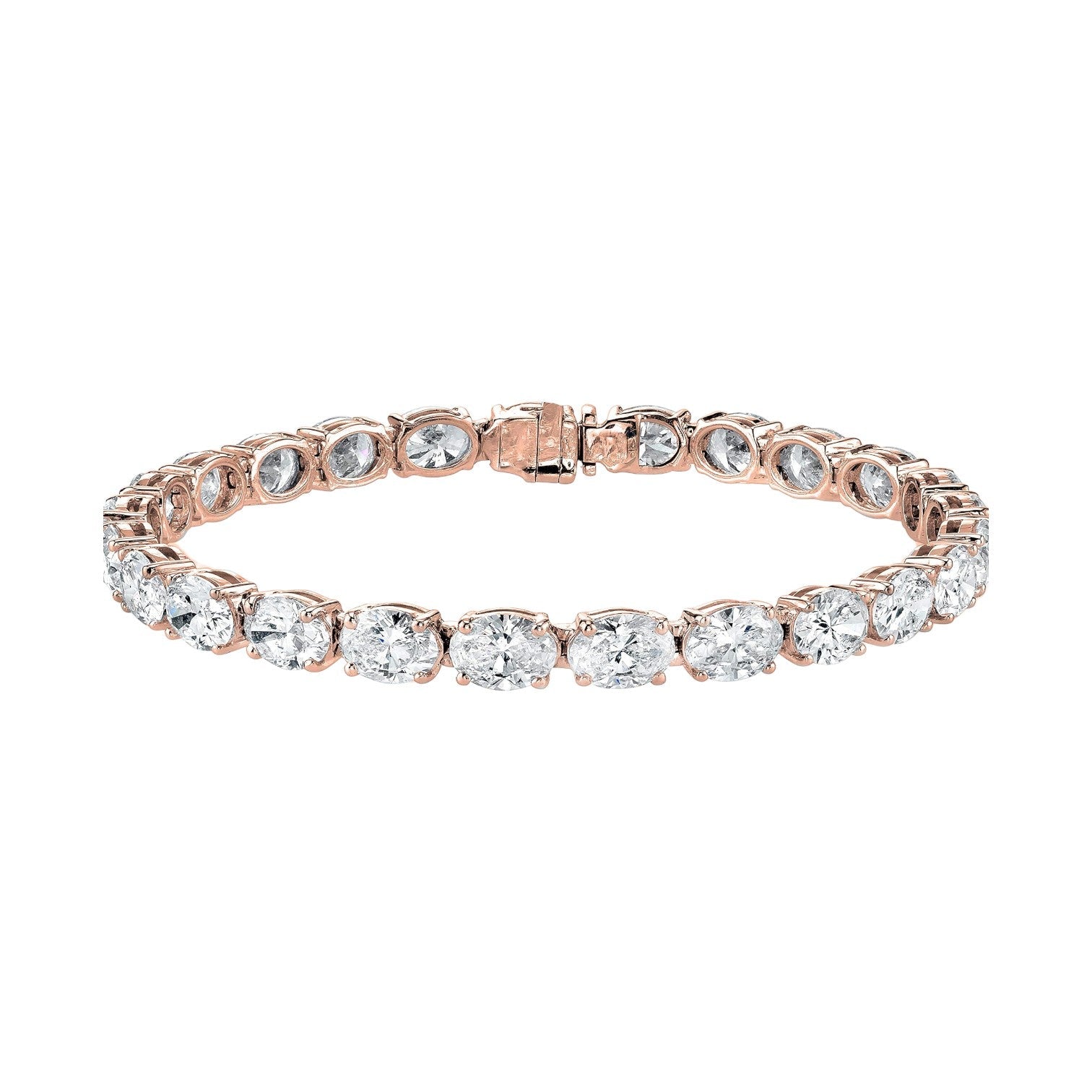 Oval Diamond Bracelets | Raphana Jewellery